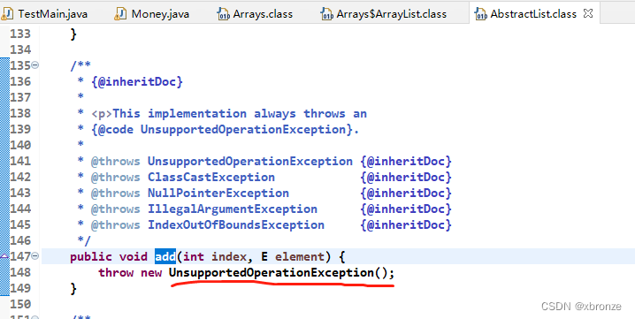 【笔记】Arrays.asList()创建的对象，执行add()方法报错：java.lang.UnsupportedOperationException_arrays.aslist add报错 ...