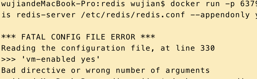 Docker Redis FATAL CONFIG FILE ERROR-CSDN博客