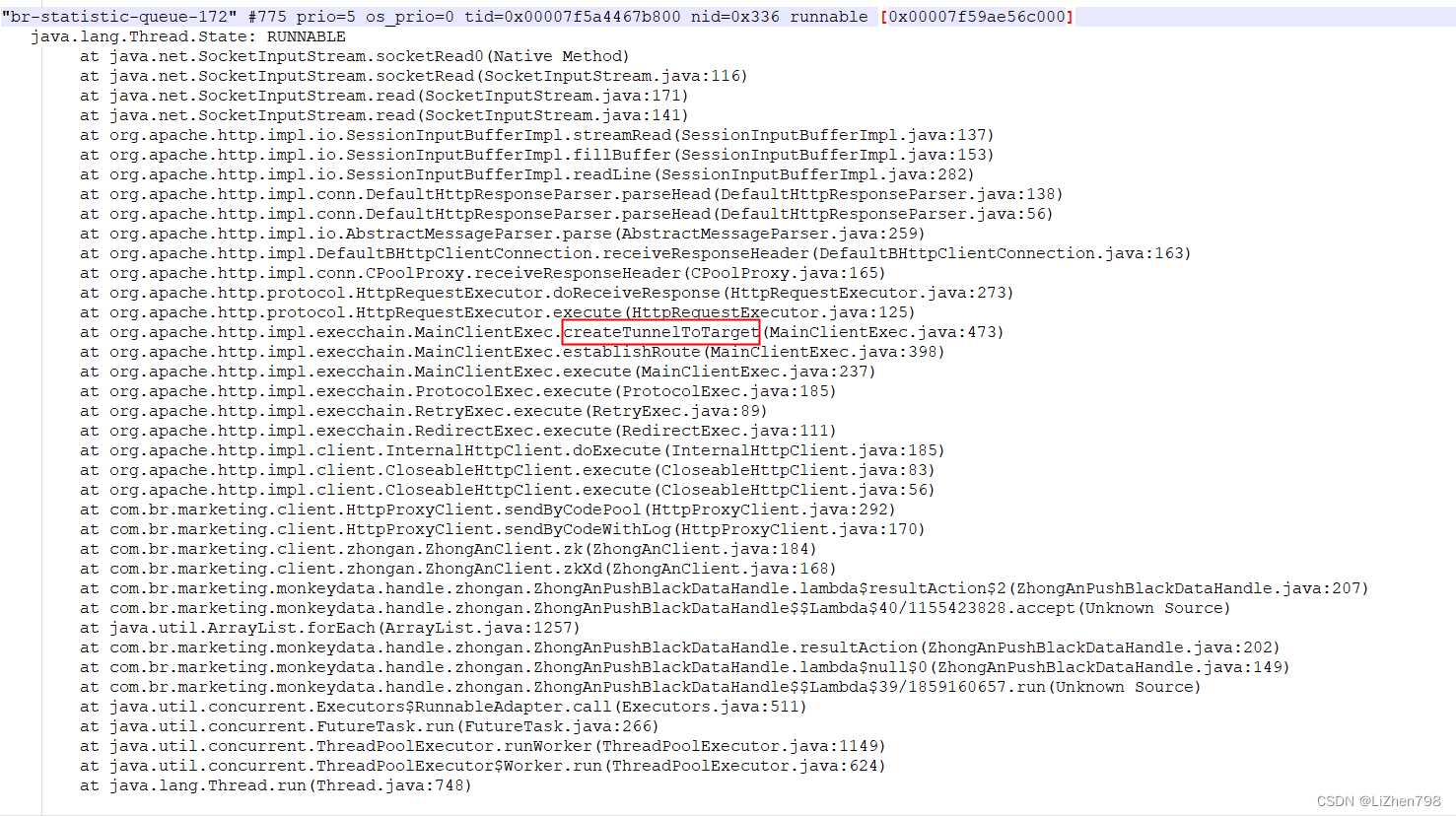 httpclient使用PoolingHttpClientConnectionManager，线程阻塞，setSoTimeout_poolingclientconnectionmanager ...