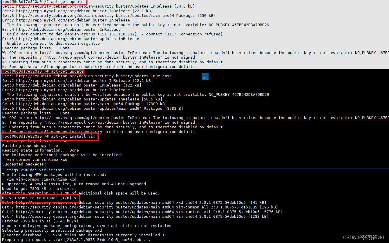 docker的服务/容器缺少vim问题_docker里面没有vim-CSDN博客