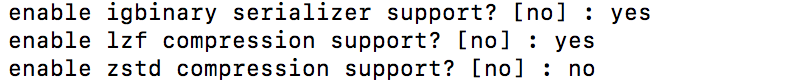 Mac使用pecl安装redis扩展 Enable Igbinary Serializer Support Csdn博客