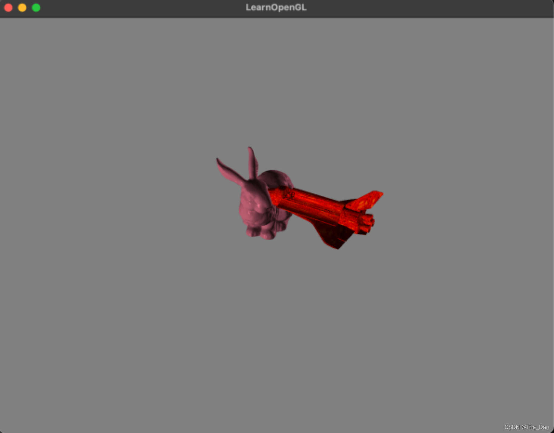 OpenGL课程设计 三维图形交互程序 bunny兔+飞机模型_opengl交互式三维模型观察程序实验-CSDN博客