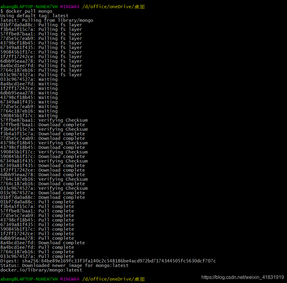 使用windows的docker 环境部署 yapi_docker:error response from daemon: mkdir-CSDN博客