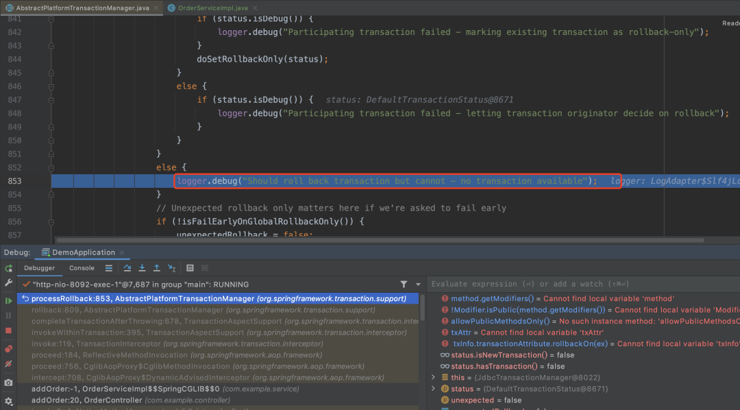 事务Transactional失效的这10个场景，你一定得知道！_transaction不生效的场景-CSDN博客