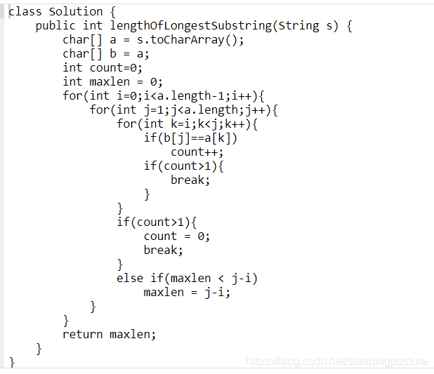 Leetcode刷题——3最长无重复字符的子串最长不重复子串 给定一个字符串可能含有中文或其他任意字符返回不含有重复字符 Csdn博客