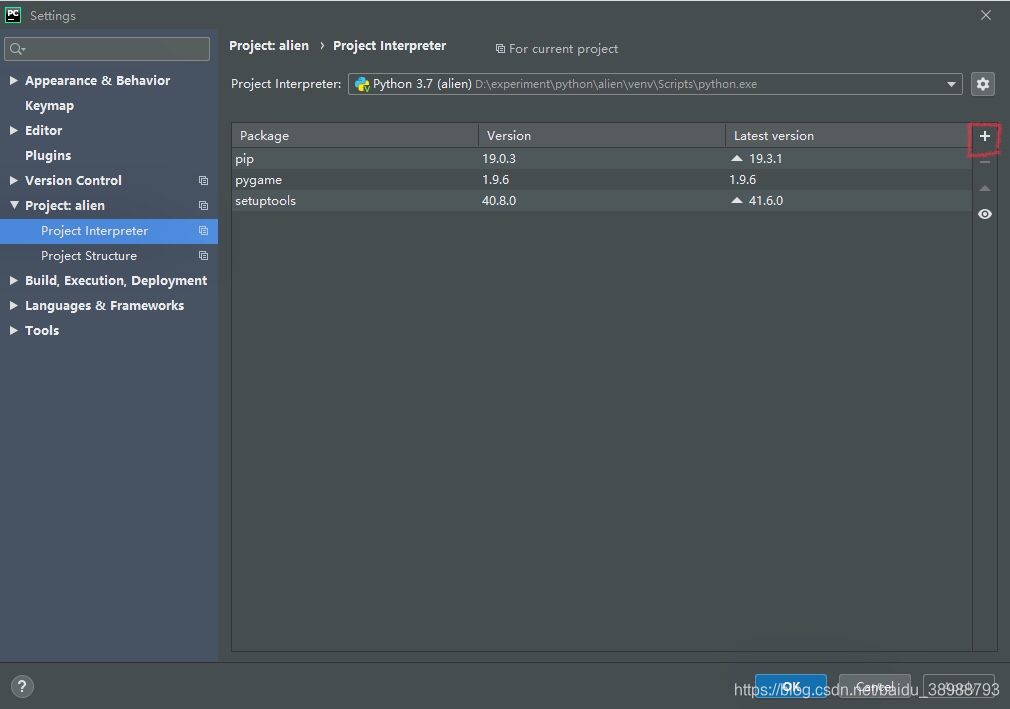 运行import pygame时报错ModuleNotFoundError: No module named 'pygame'_import pygame ...