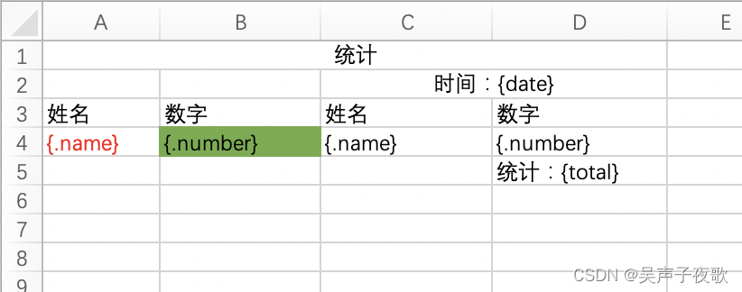 Easy Excel——填充Excel_easyexcel模板填充-CSDN博客