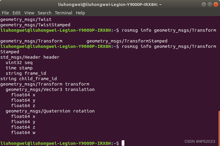 7.ROS的TF坐标变换（一）：TF简介及静态坐标变换代码讲解_ros tf变换-CSDN博客