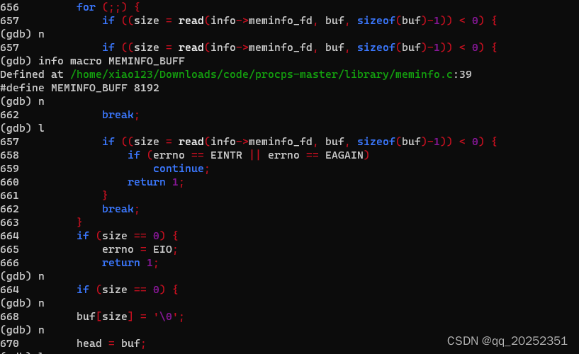 procps源码学习笔记 free命令 001-CSDN博客