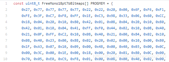 Adafruit GFX Library字体规范_arduino adafruit-gfx字库怎么使用-CSDN博客