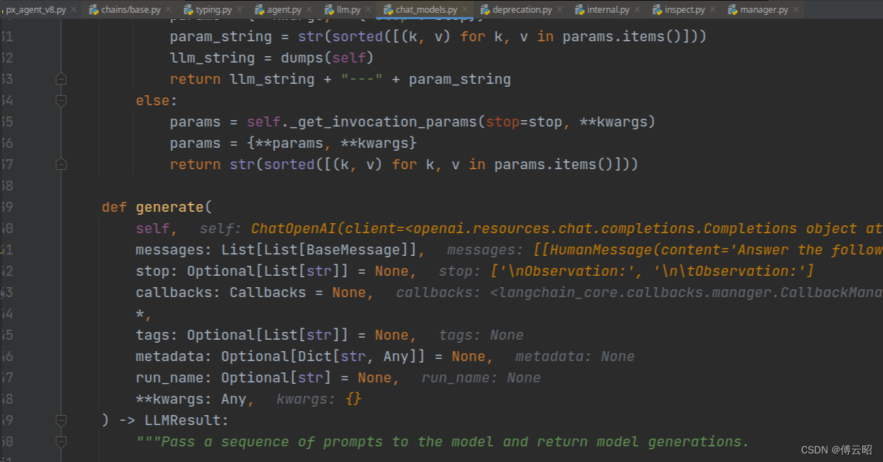 langchain调用语言模型chatglm4从智谱AI_langchain chatglm4-CSDN博客