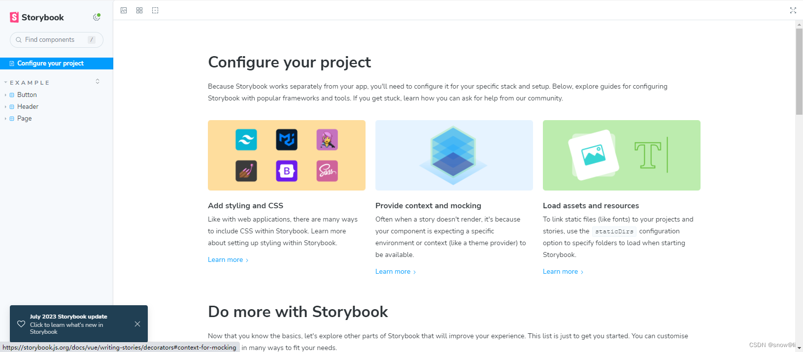 nuxt2-storybook-vite：环境搭建、基础使用 / nuxt项目组件库_vue2 vite storybook-CSDN博客