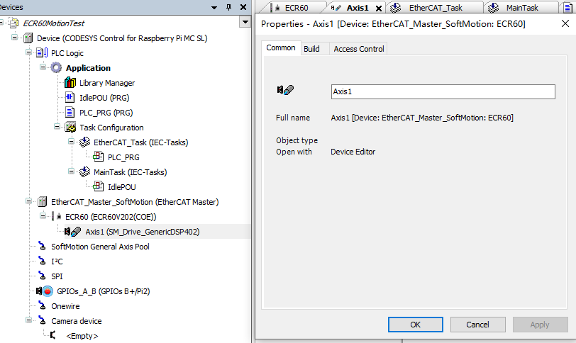 Raspberry PI + Codesys + EtherCAT步进驱动ECR60 Motion功能测试_树莓派 ethercat-CSDN博客