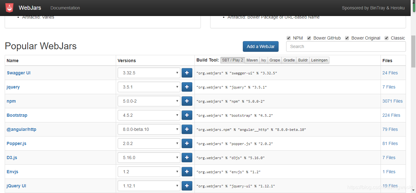 WebJars在SpringBoot中的应用-CSDN博客