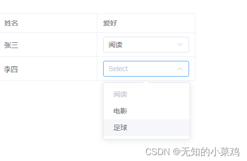 el-table中关于el-select下拉选项的禁用_el-select禁止选择-CSDN博客