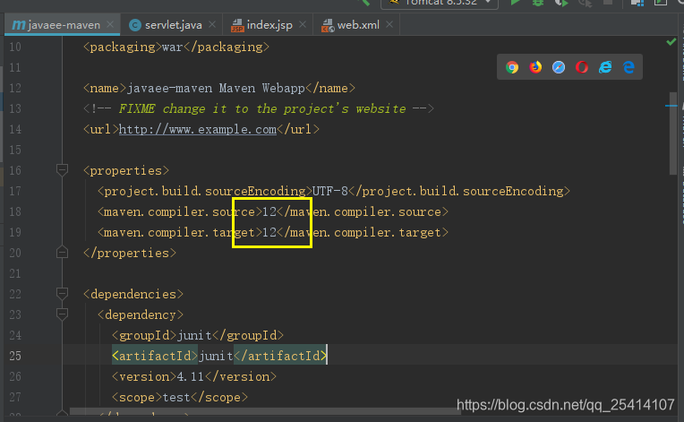 【问题】新建maven的webapp工程报错，maven配置jdk12，遇到了问题_java.lang.module ...
