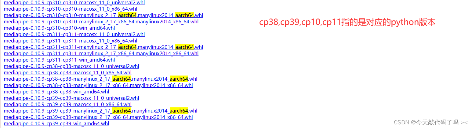 arm64（aarch64） 升级python3.9并安装opencv+mediapipe_python3.9 opencv-CSDN博客