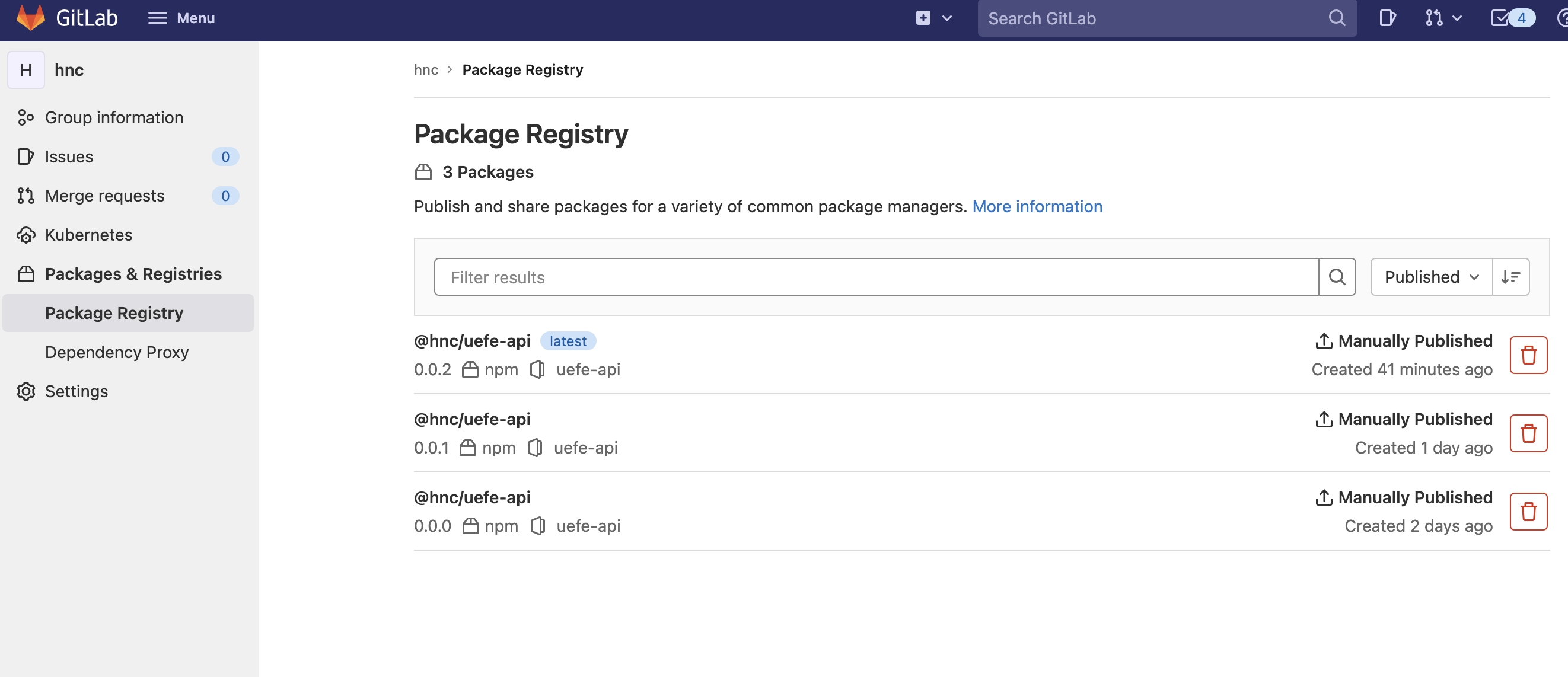 【保姆级教学】内网部署的gitlab，如何通过CI/CD自动构建打包部署私有npm包（上）_gitlab打包发布-CSDN博客