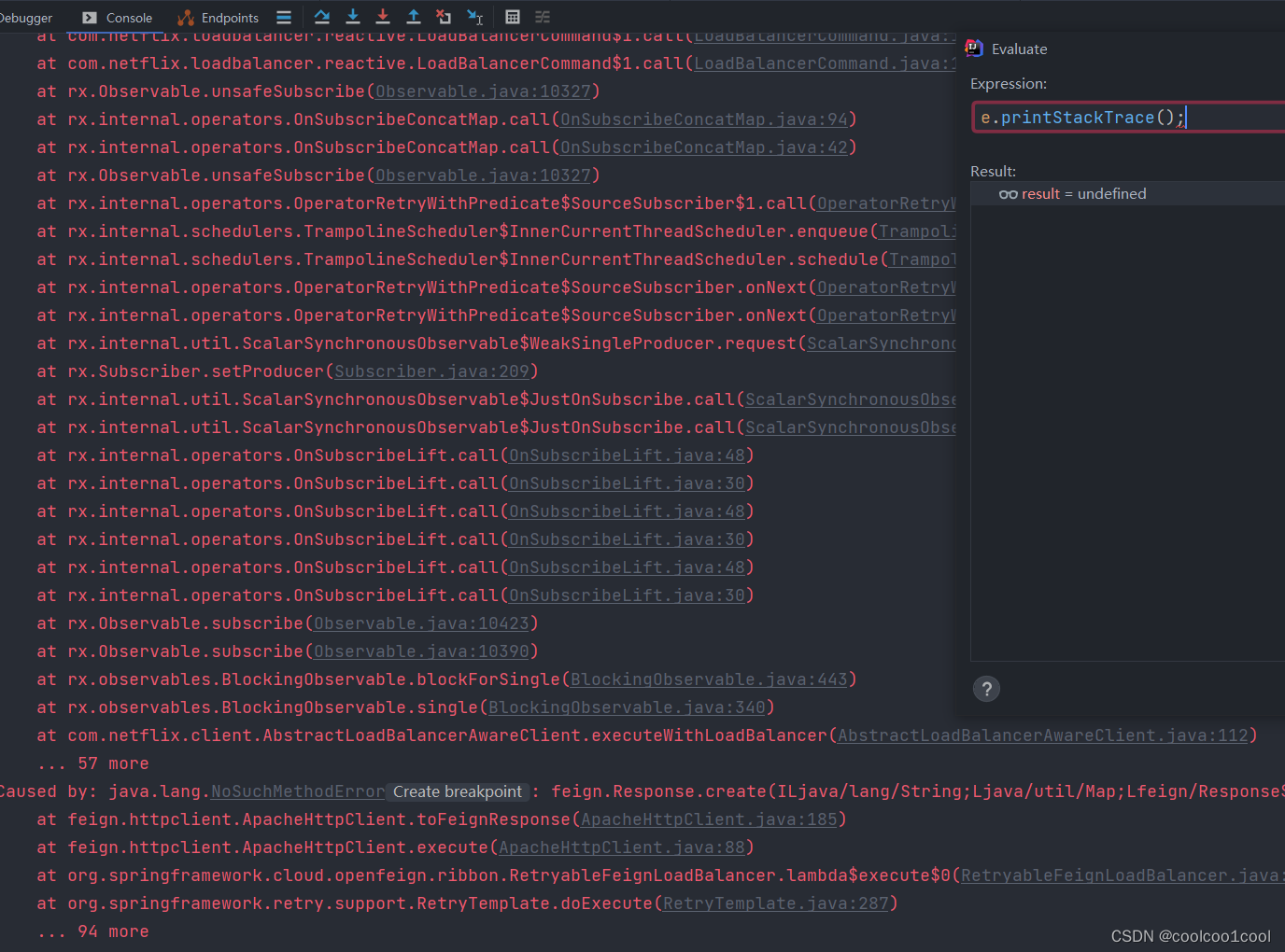 【运行报错】Feign 接口调用：java.lang.NoSuchMethodError: feign.Response.create-CSDN博客
