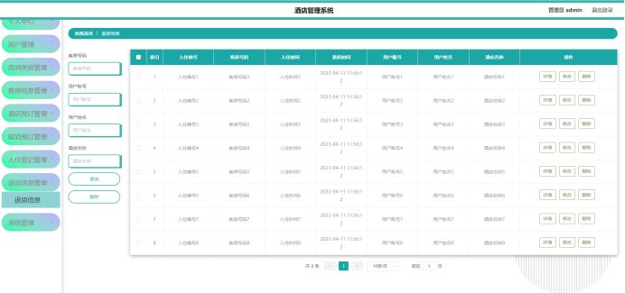 精品毕设 Flask的python酒店客房预定管理系统flask 酒店预定系统 Csdn博客
