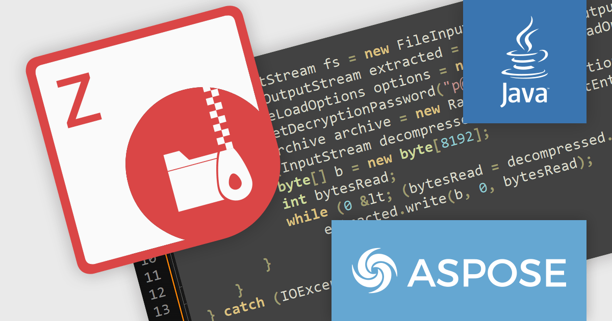 通过 RAR 支持增强存档管理-Aspose.ZIP for Java_aspose-zip.jar-CSDN博客