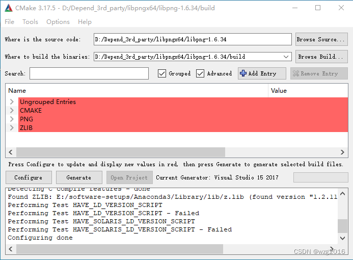 win10 + cmake3.17 编译libpng-1.6.34_cmake libpng-CSDN博客
