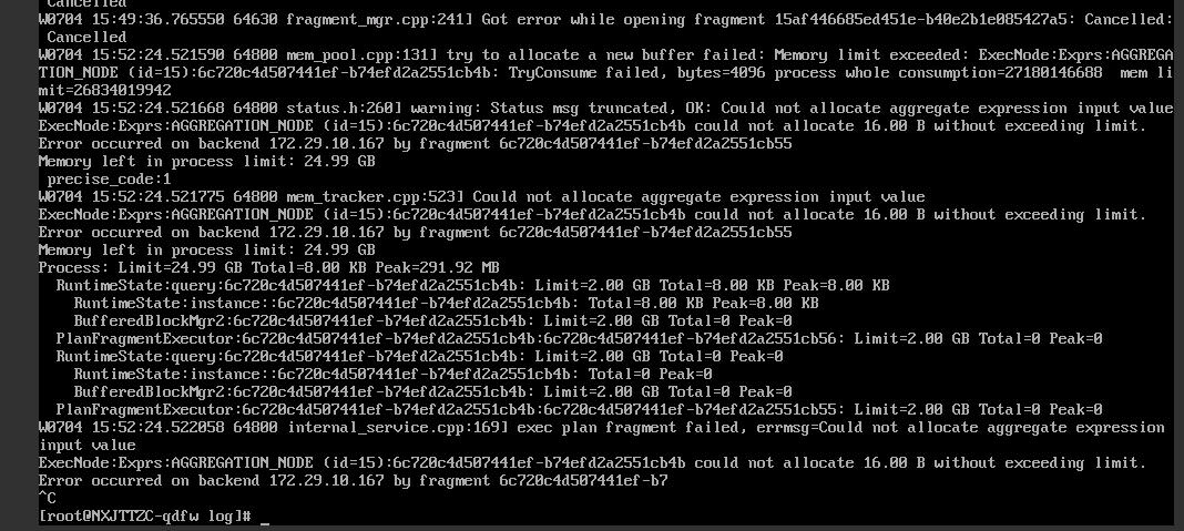 Doris 修改 mem_limit_doris 内存超限-CSDN博客