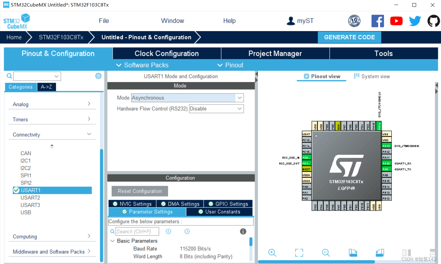 STM32与RS-232通信实验：原理、配置与实践,-CSDN博客