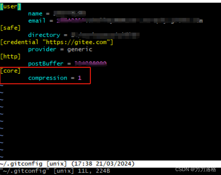 bad numeric config value ‘-|‘ for ‘core.compression‘: invalid unit-CSDN博客