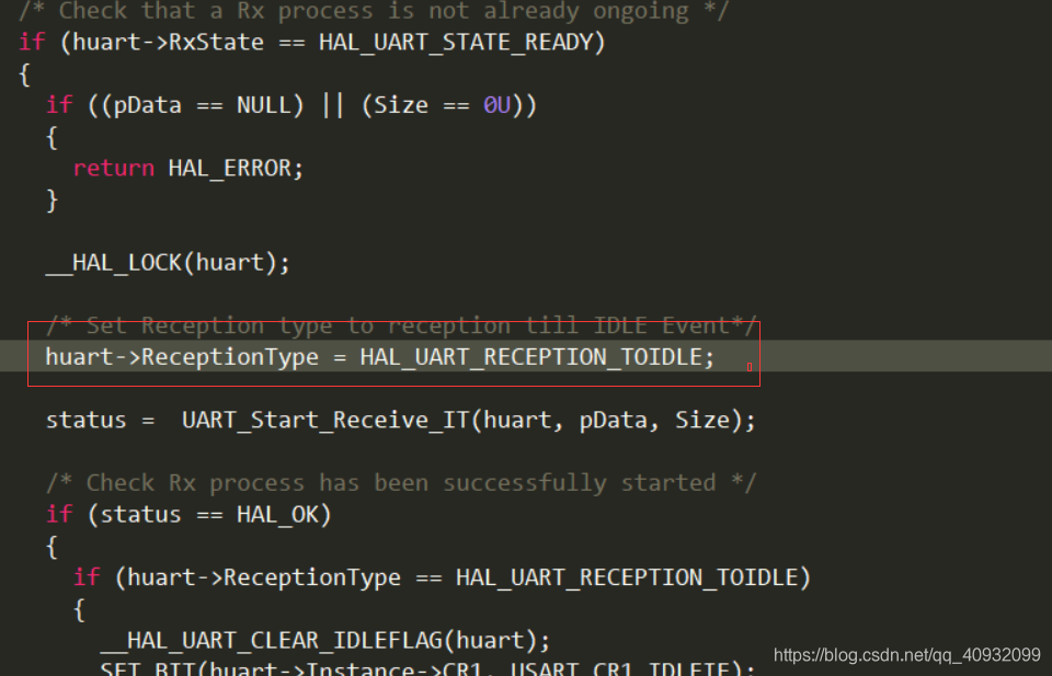stm32 HAL库 笔记——HAL_UARTEx_ReceiveToIdle_IT_stm32 hal 串口 接收长字节 revbivetoidle-CSDN博客