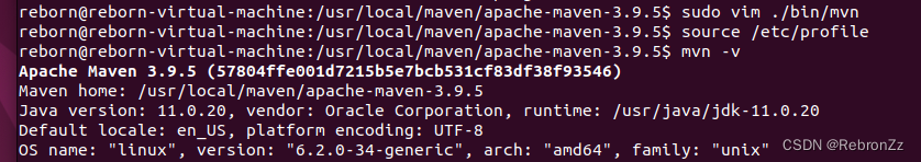 Linux下Java和Maven的安装与配置（亲测有效）_linux mvn-CSDN博客