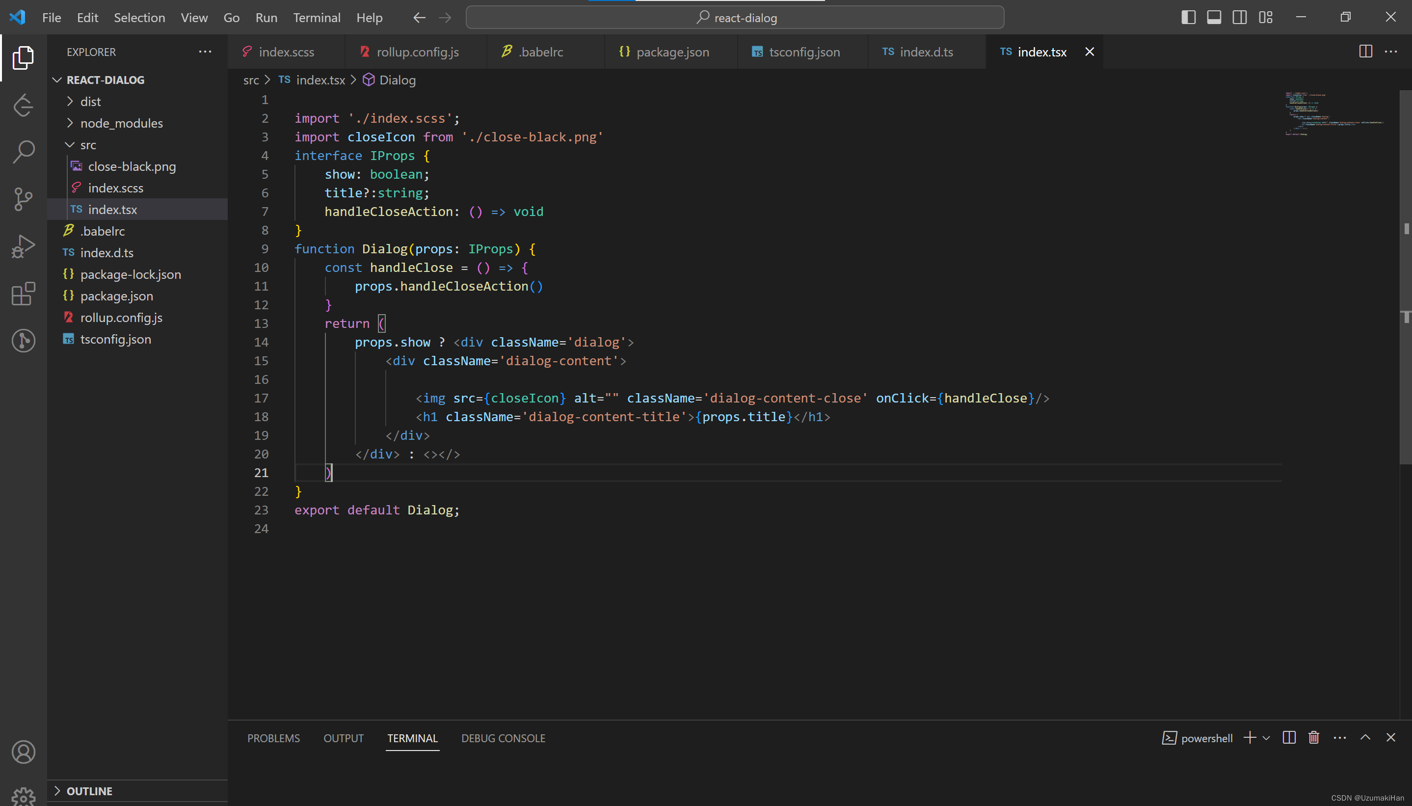 rollup打包react组件_rollup-plugin-terser-CSDN博客