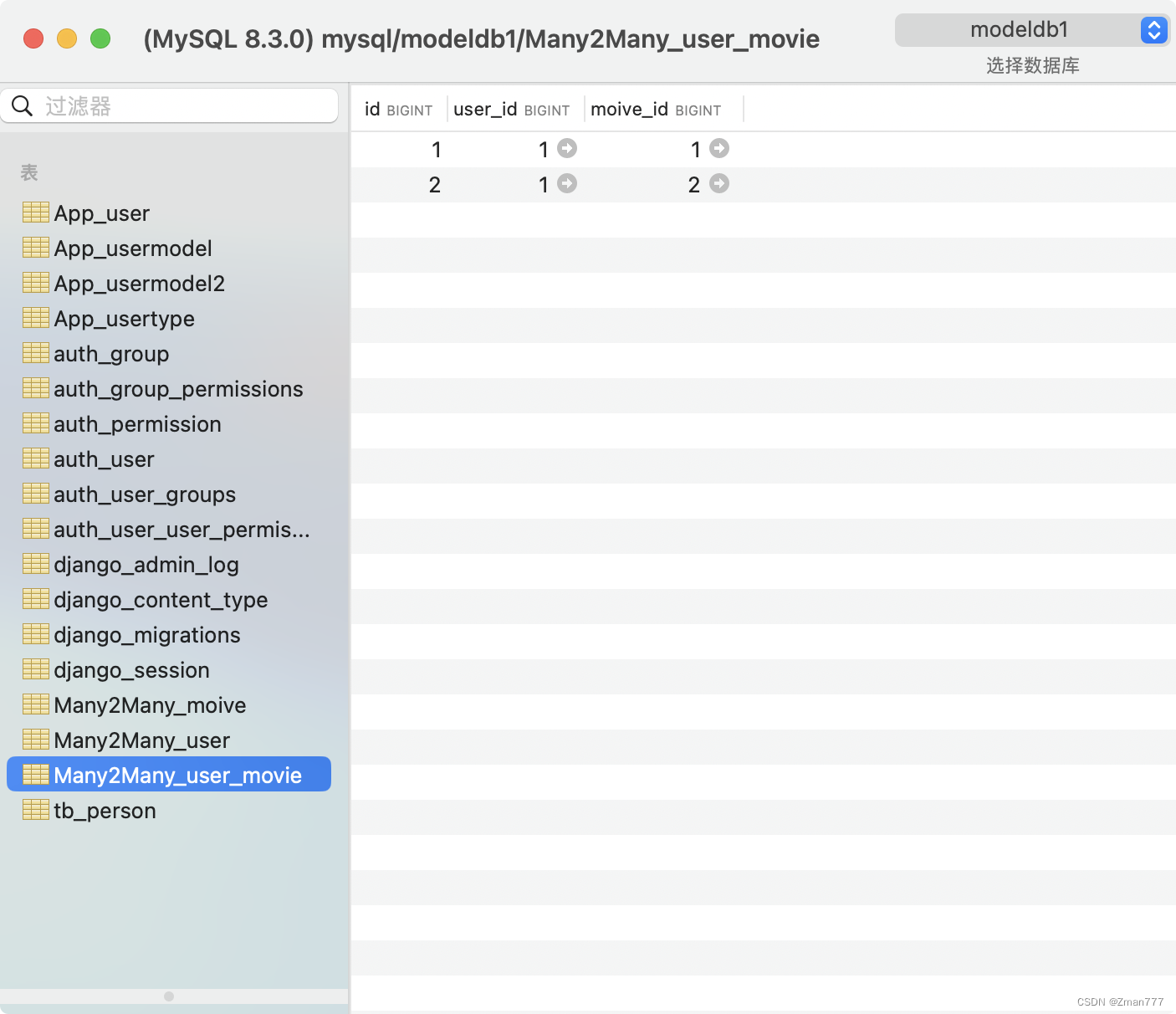 Django模型进阶-多对多关系_django many to many-CSDN博客