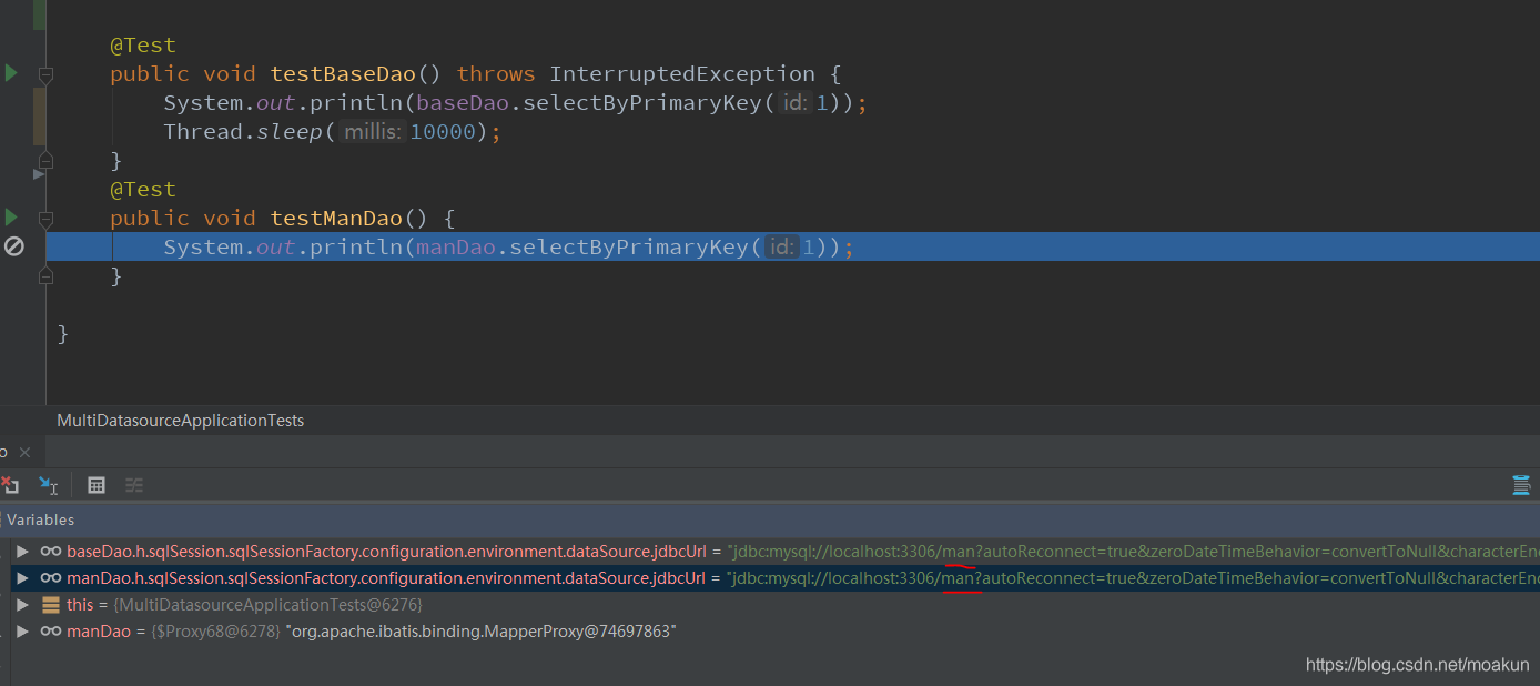 Springboot Mybatis多数据源配置MybatisProperties坑_datasourceproperties initializedatasourcebuilder-CSDN博客