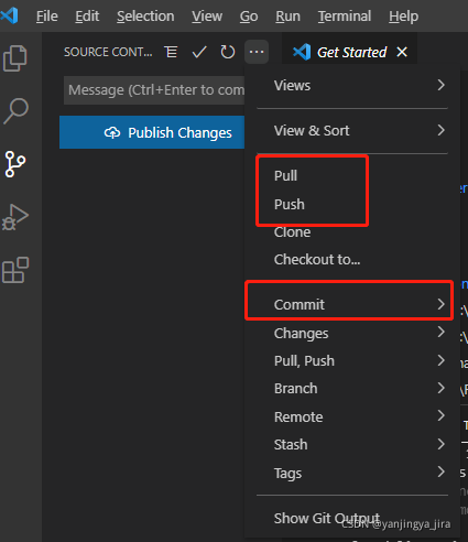 VSCode-git（add/commit/pull/push）命令可视化操作_vscode怎么commit和push-CSDN博客