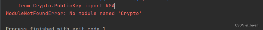 ModuleNotFoundError: No module named ‘Crypto‘_modulenotfounderror: no module named 'cryptography ...
