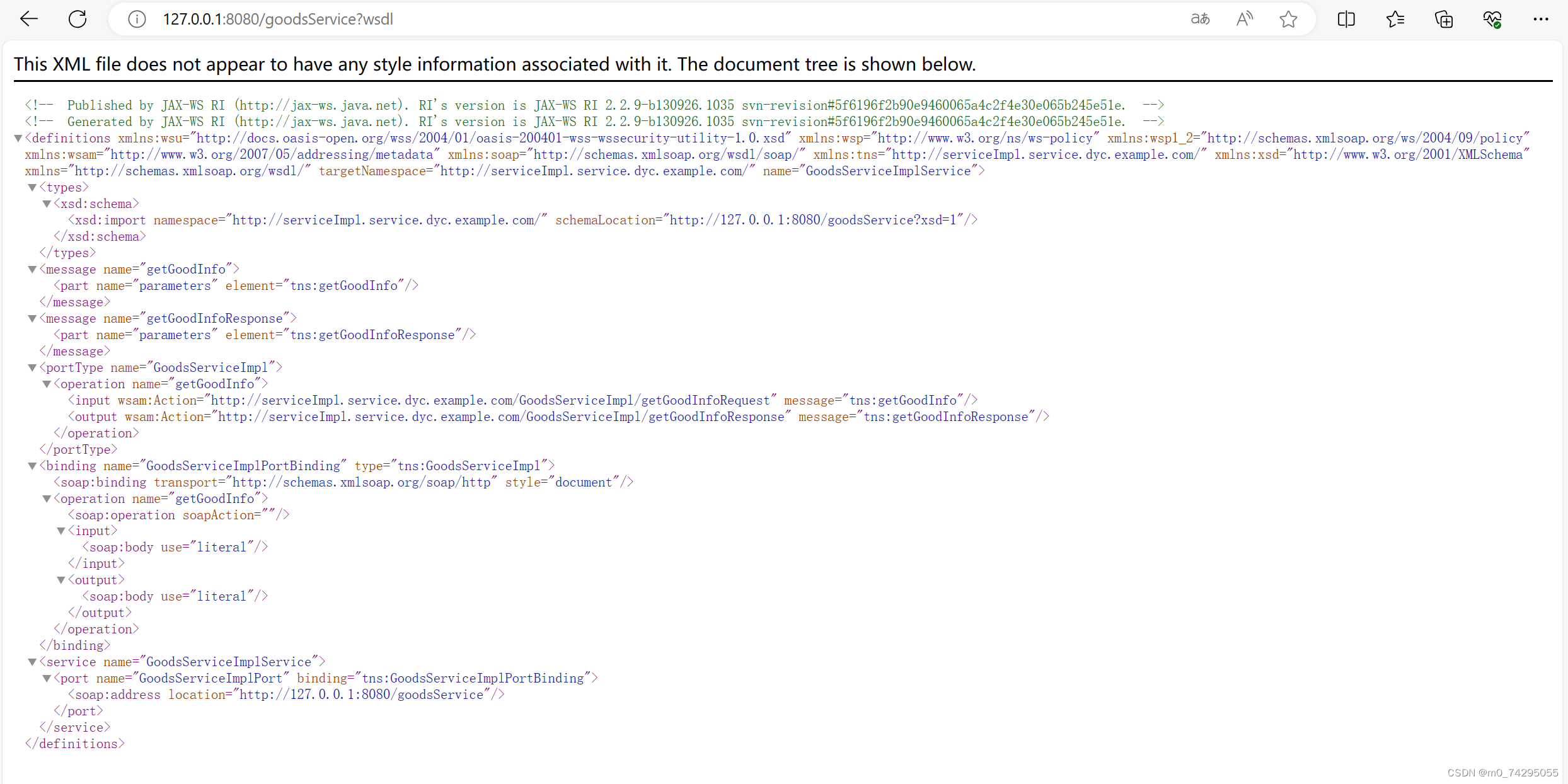 Endpoint发布webservice服务的方法_endpoint.publish-CSDN博客