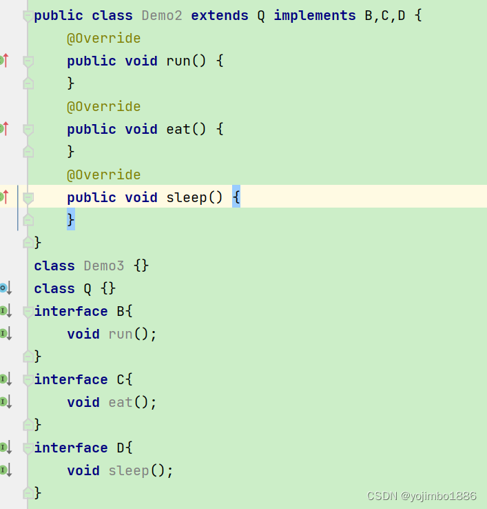 java的面向对象编程（oop）——认识接口_面相对象编程中,哪个关键字实现接口-CSDN博客