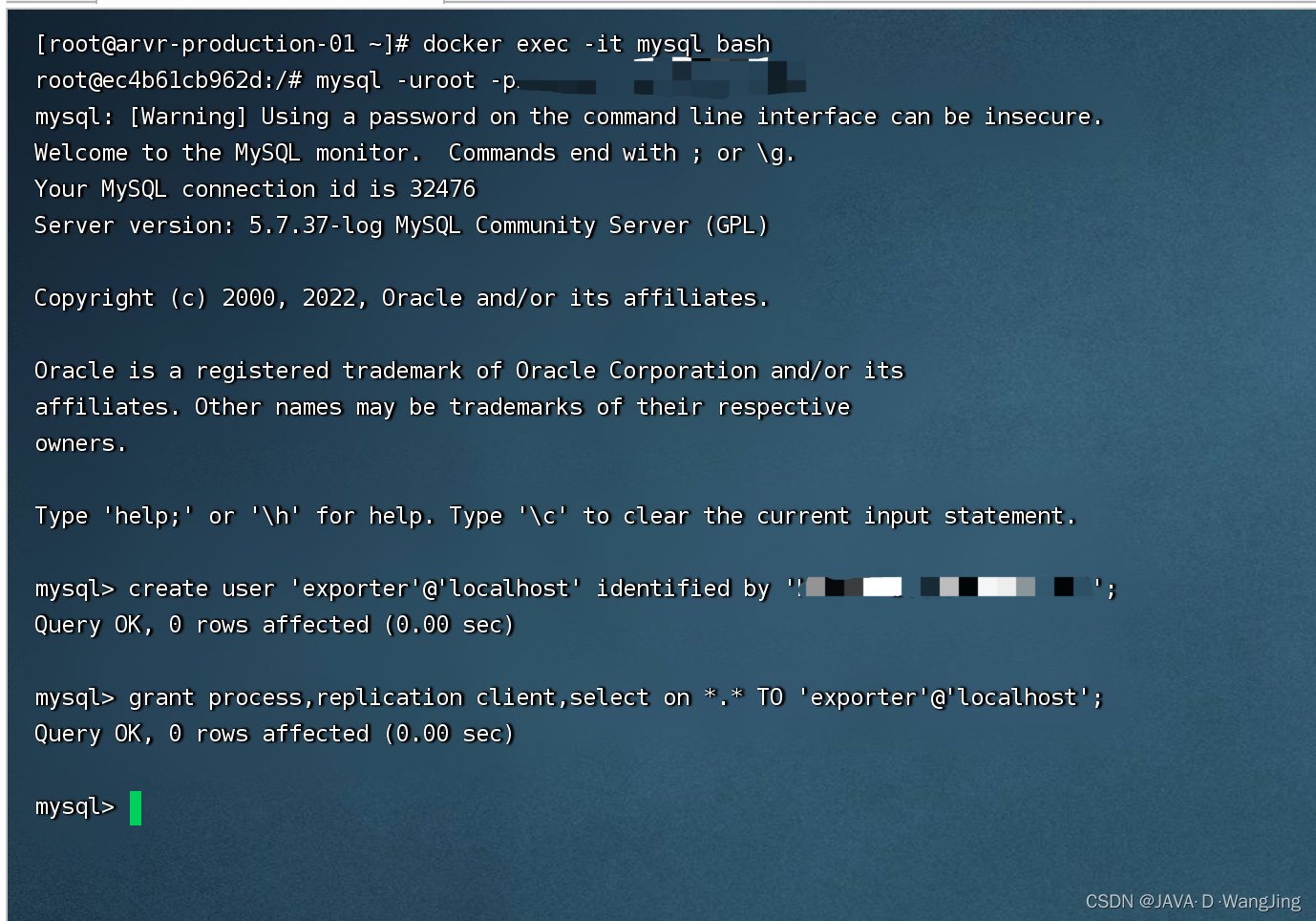 Docker 环境下 Prometheus 和 Grafana 监控 Mysql_promthous-CSDN博客