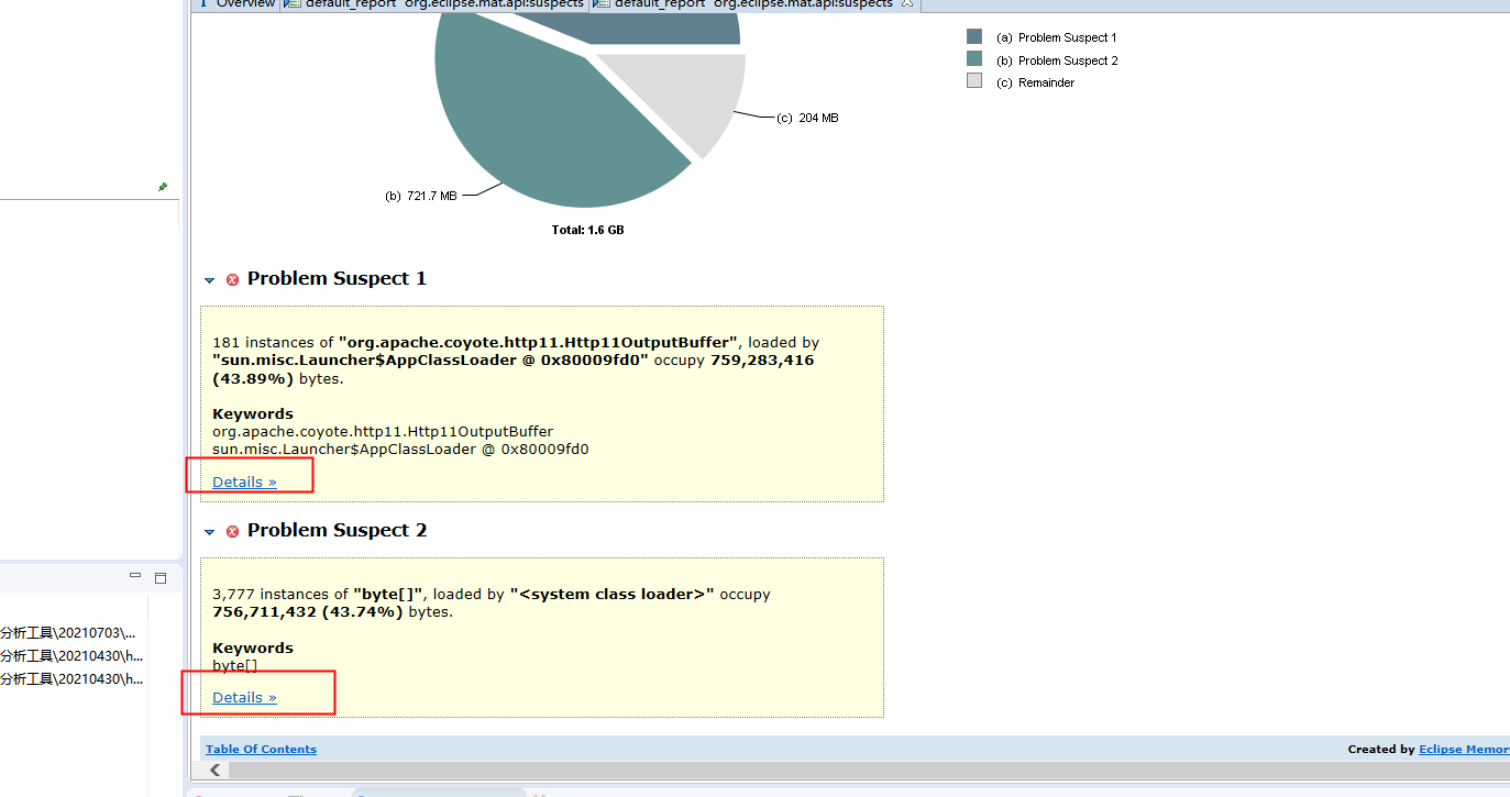线上java 内存溢出分析_includes leak suspects and a system overview-CSDN博客