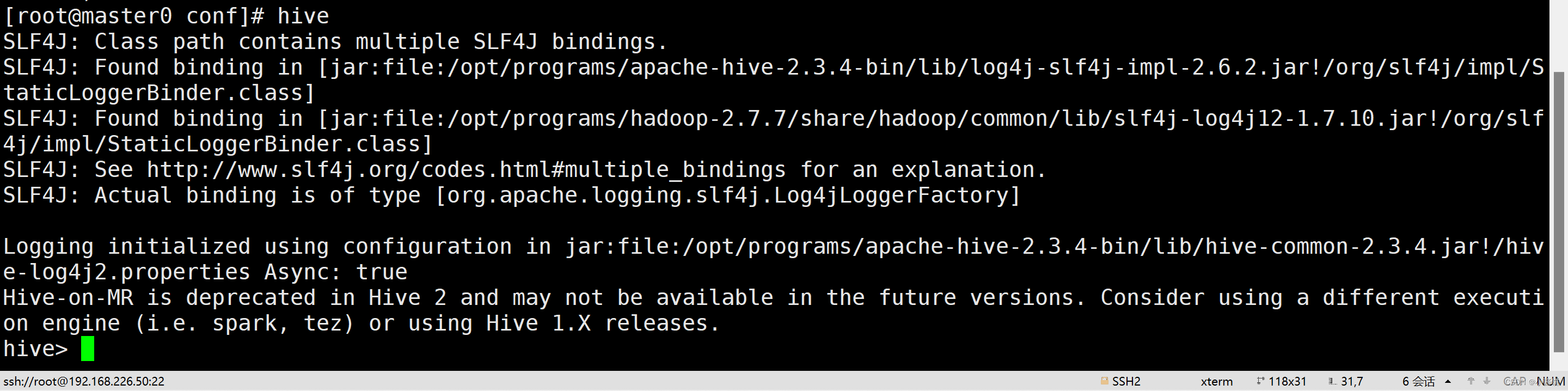 cenos7安装MySQL配置hive（下）_centos 安装hive mariadb-CSDN博客