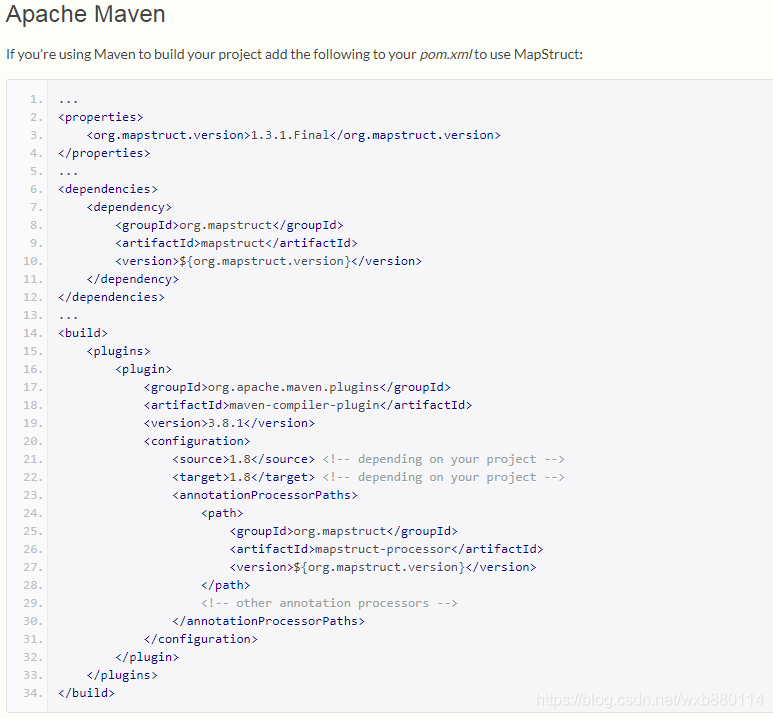 SpringBoot入门到精通- MapStruct 实体映射转换 配置及使用_mappstruct支持读取spring配置信息-CSDN博客