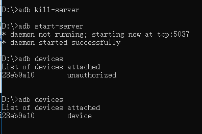 Android adb连接后adb devices显示unauthorized解决办法_移动开发_diaoyinbo1979-华为开发者空间