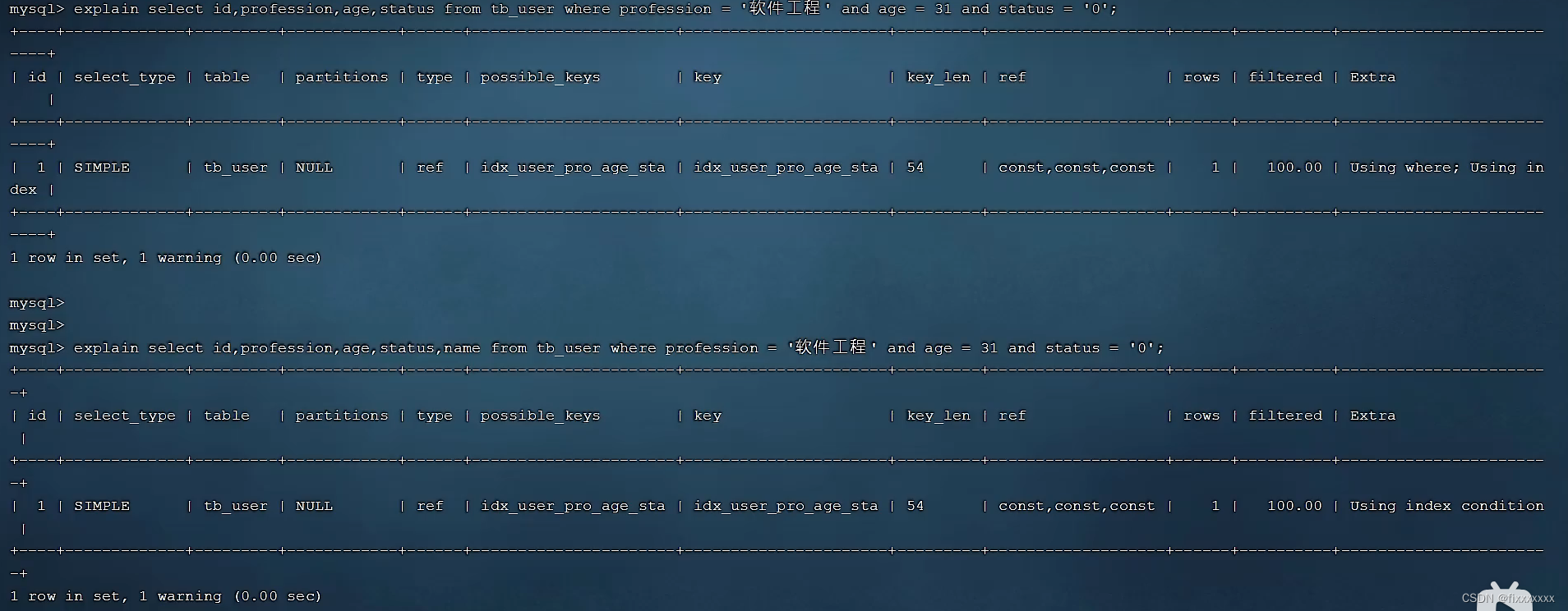 学习笔记 Mysql索引使用mysql前缀索引使用 Csdn博客