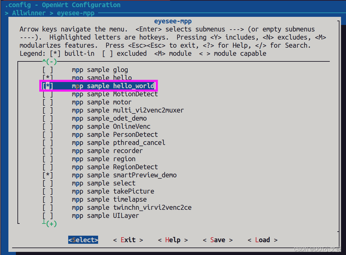 全志v851s 在 eyesee-mpp 中添加一个hello_world sample 的流程_sun8iw21 编译-CSDN博客