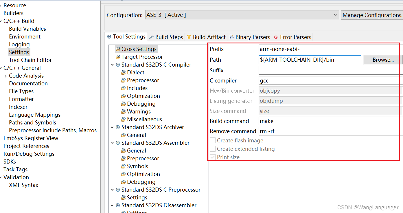 S32 Design Studio项目属性配置解析_s32ds linked resources-CSDN博客