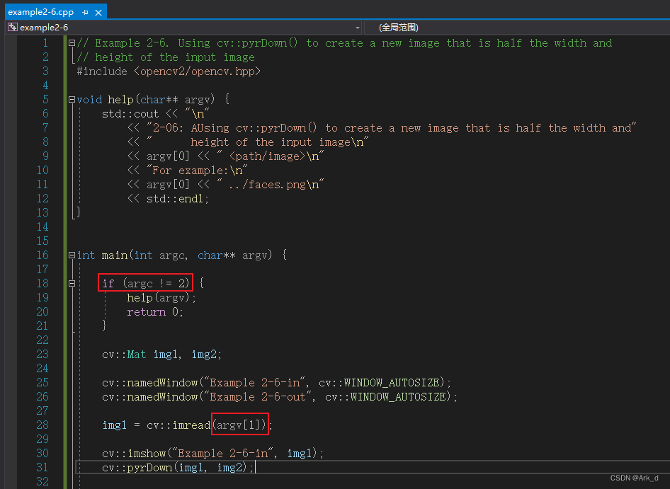 c++中int main(int argc, char** argv)参数解释（Learning Opencv3中例子）_int main(int, char **)-CSDN博客