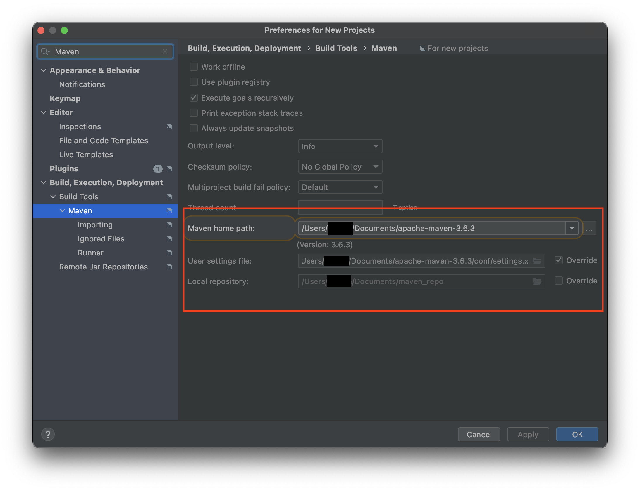 IDEA Maven配置(Mac)_mac idea maven-CSDN博客