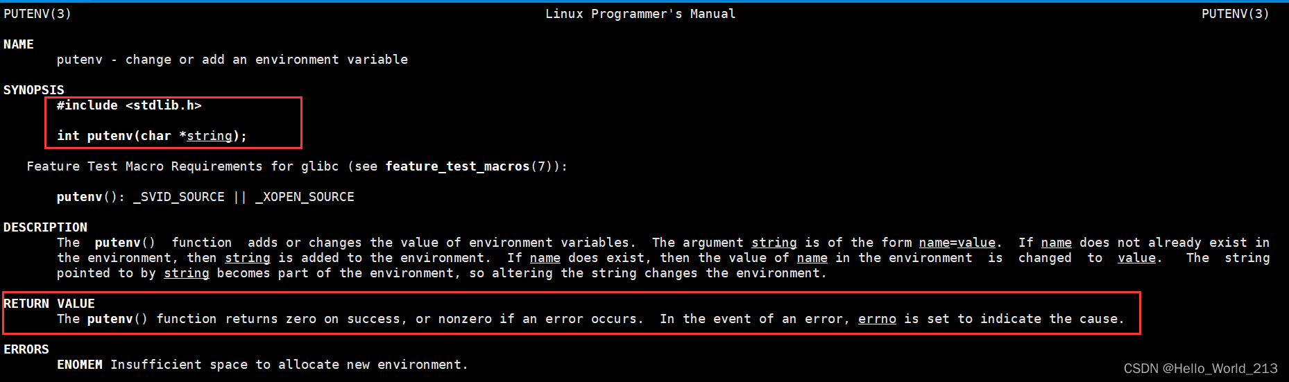 【Linux】进程概念 —— 环境变量与命令行参数_写一个程序putenv修改环境变量后这个修改的结果会永久保留吗-CSDN博客